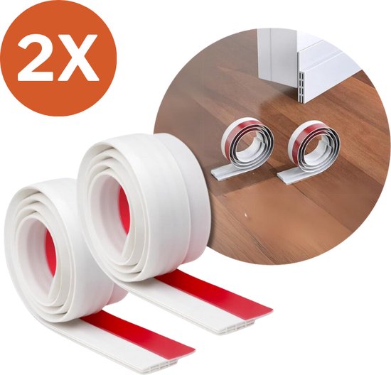 2X - Avoid - Tochtstopper - 100 cm x 5 cm - Isolatie - Tochtstrips voor ...