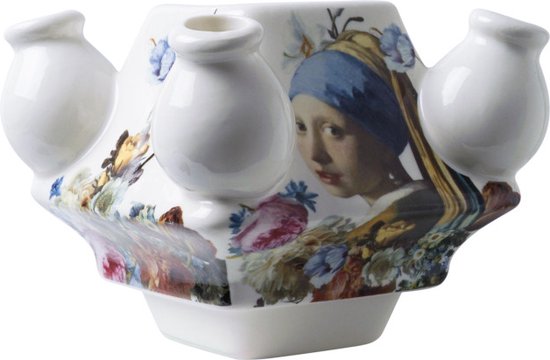 Tulpenvaas Vermeer - Meisje - Parel - 40cm - Tulpenvaas - Stapelgekte ...