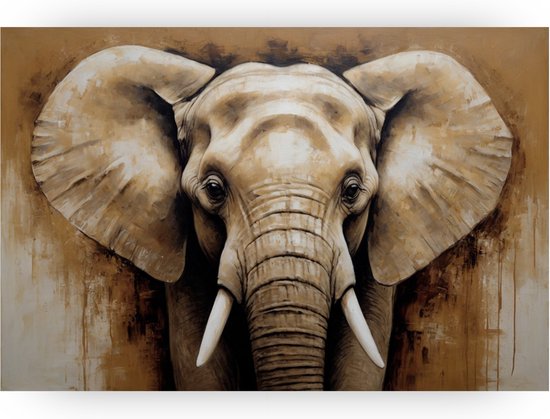 Olifant poster - Kantoor poster - Poster wilde dieren - Vintage posters ...