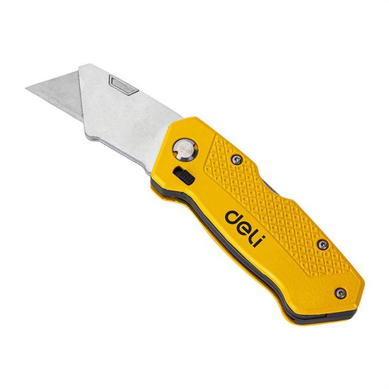 Universeel mes Deli Tools EDL006Z (geel).stanleymes lux | bol