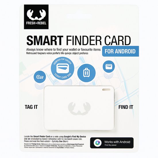 Fresh 'n Rebel - Smart Finder Card (blanc) fonctionne avec l ...