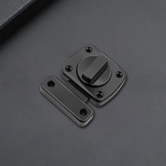 Binnendeur Draaislot 2 stk. Zinkleg Schuifgrendel met 12 Schroeven voor ...