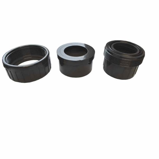 PVC-U Fitting 40mm, Klebemuffe, Rohrverbinder | bol