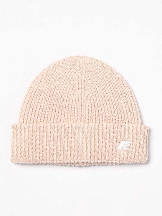 Ribbed Knit Beanie Merino Wool Kids - Pink Hats | bol