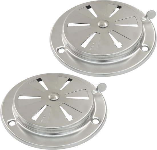 2 stuks BBQ-rookroosters - BBQ-schoorsteendemper - Verstelbare ...