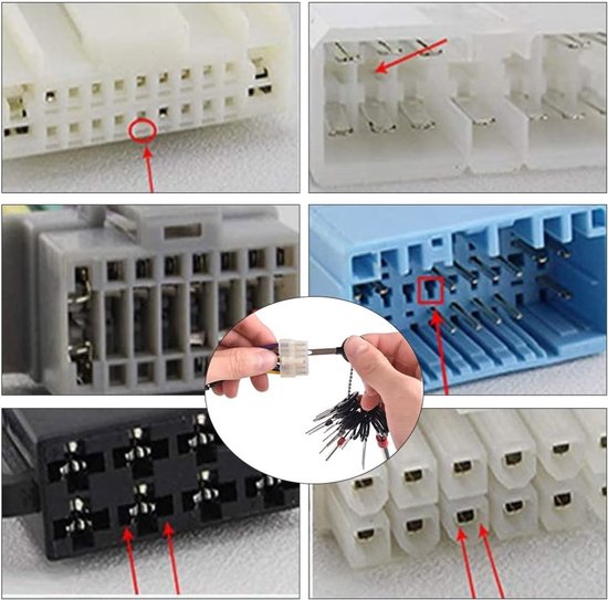 41 Stuks Auto Plug Release Tool Auto Kabel Plug Verwijder Tool Draad ...