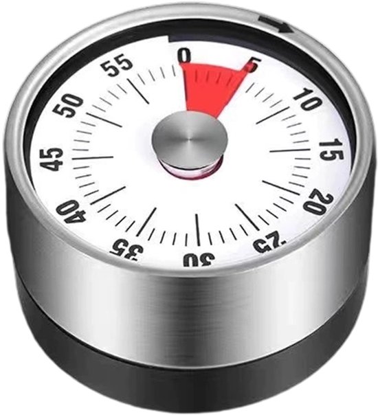 TOVBMUP Analoge timer - Schijf-ei-wekker - Keukenwekker - Mechanisch - Draaibaar -... | bol