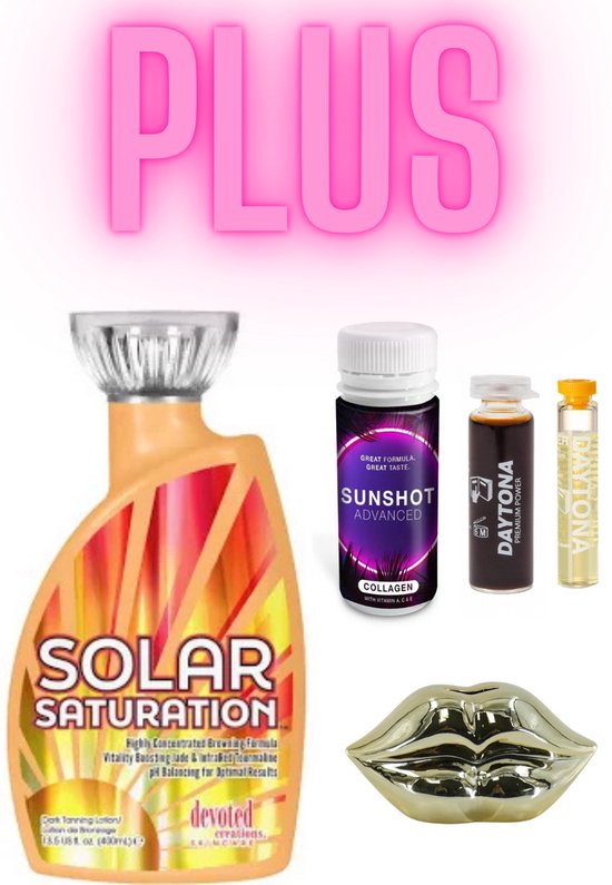 Devoted Creations Solar Saturation 400 ml PLUS Collagen Sunshot PLUS ...