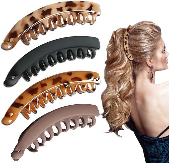 Bananenklem - 4 stuks - 13 cm - Staartsierklem - Bananen klem ...