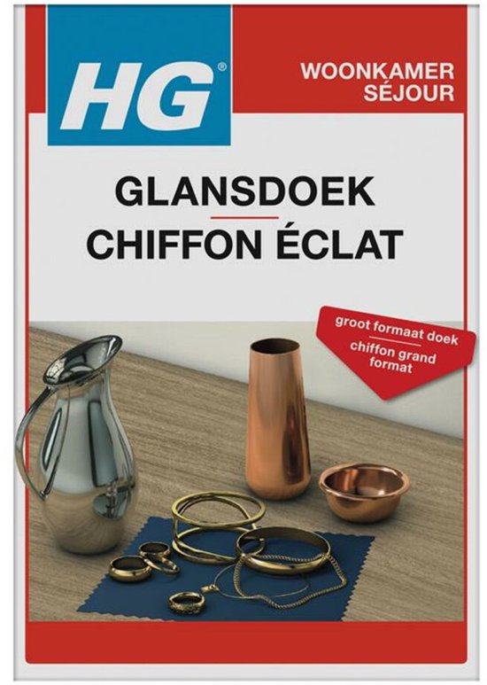 HG Zilver Glansdoek - Voordeelverpakking - 2 stuks | bol