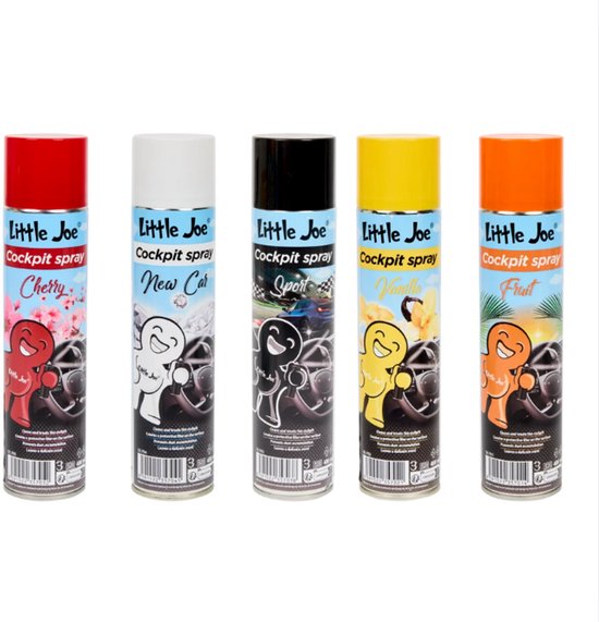 Little Joe Cockpit spray - Reinigt, voorkomt stof, frisse geur X5 | bol