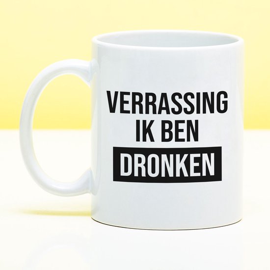 Ditverzinjeniet.nl Mok Verrassing ik ben dronken | bol