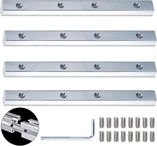 4 stuks profielverbinders voor aluminium profiel - aluminium extrusie ...