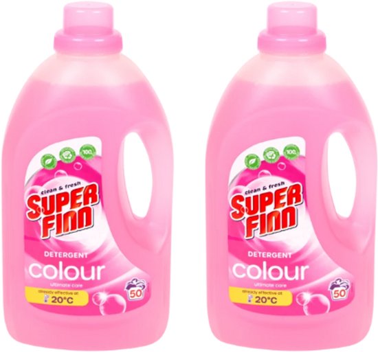 Superfinn wasmiddel Kleur 50 wasbeurten | bol