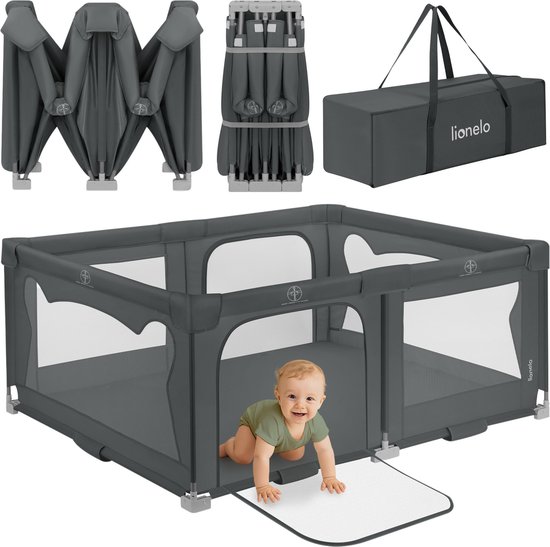 Lionelo Florence Easy Fold Grondbox - 150x180 cm - Snel inklapbaar - 0 ...