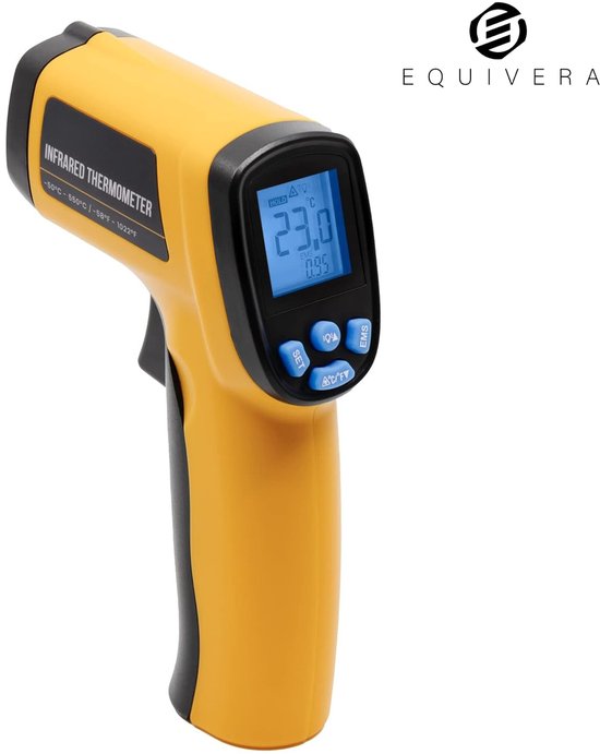 Equivera Infrarood Thermometer - Voorhoofd Thermometer - Laser ...