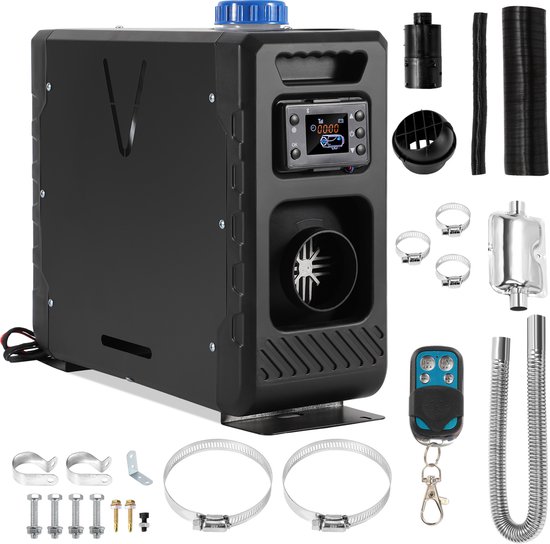 Diesel Standkachel - 12V 8KW - Bluetooth App Bediening - All-in-One ...