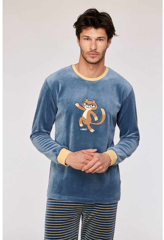 Pyjama heren woody kat gestr broek | bol