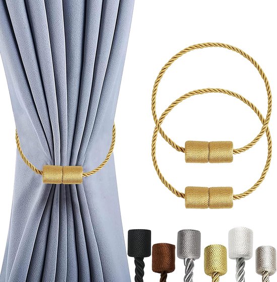 2 Stuks Magnetische Gordijnbinders - Gordijn Embrasse Haak ...