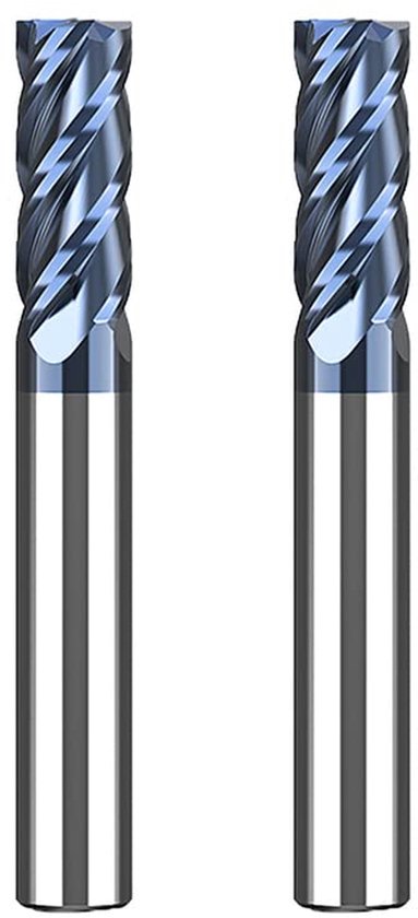 Hardmetaal Frees 8mm - CNC frees voor metaal, hout en kunststof - 2 ...
