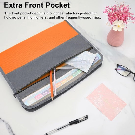 Projectmap - A4 - Uitvouwbare Dossiermap Met Tabs - 13 Vakken ...