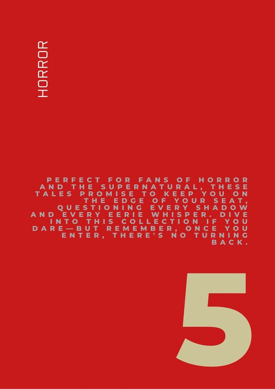 Horror 5 - Horror: 5 (ebook), Chris Jones | 1230009133020 | Boeken | bol