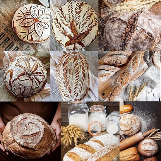 Allecto Plus - Broodsnijgereedschap met scheermesje en leren etui voor ...