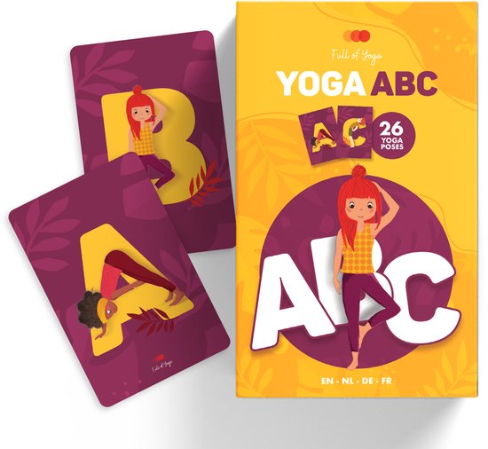 Yoga ABC Kaartenset – Bewegend Leren met het Alfabet - 26 kaarten ...