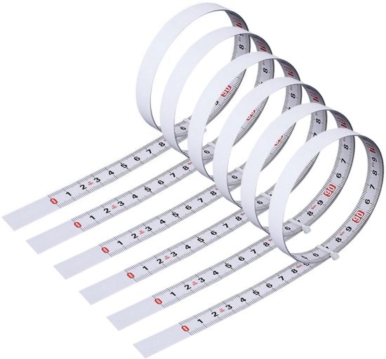 TRANKIELO® – Zelfklevend Meetlint – Metrisch – Nauwkeurige Metingen ...