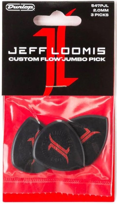 Jim Dunlop - Jeff Loomis Custom Flow Jumbo - Plectrum - 2.00 mm - 3 ...