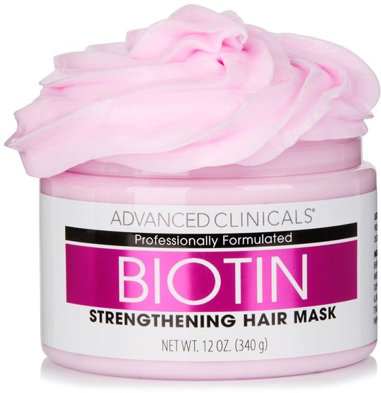 Advanced Clinicals, Biotin, Anti-Breakage Hair Mask 340 ml | bol
