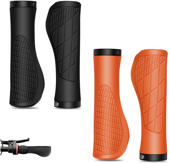 2 Paar Fietshandvatten - Fietshandvaten - Fietshandgrepen - Handvaten ...