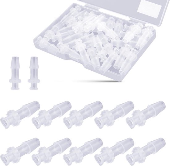 Allecto Plus - Adapter Kit voor Spuit: 30 stuks, Helder, Luer Lock ...