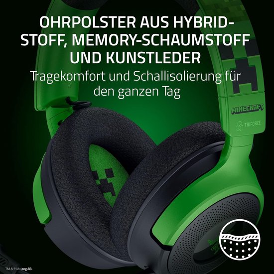 Razer Kraken V4 X Minecraft Gaming Headset USB - Chroma RGB | bol