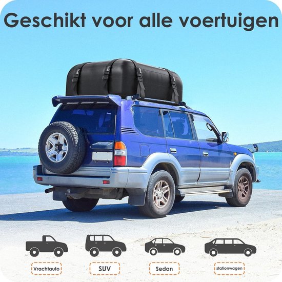 Daktas - Dakkoffer - Daktas auto - Opvouwbare dakkoffer | bol