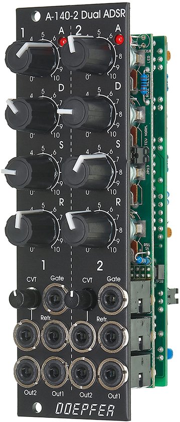 Doepfer A-140-2 Dual Micro ADSR Vintage Edition - Envelope modular ...