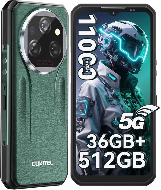 OUKITEL WP39 Pro - Robuuste Smartphone - 5G Dual SIM - 36GB RAM - 512GB ...