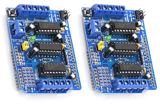 L293d Motor Driver Shield, 4-kanaals Motor Driver, Stappenmotor Driver ...