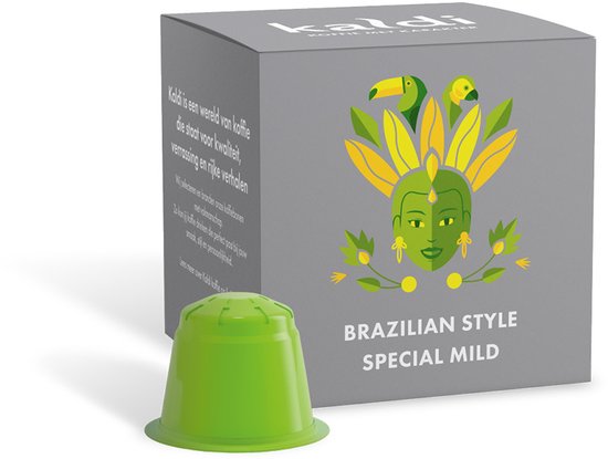 Kaldi Koffiecups - Brazilian Style Special Mild - 12 doosjes x 10 cups - Arabica bonen... | bol