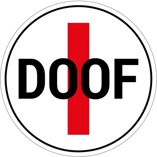 Doof sticker - 40 cm | bol