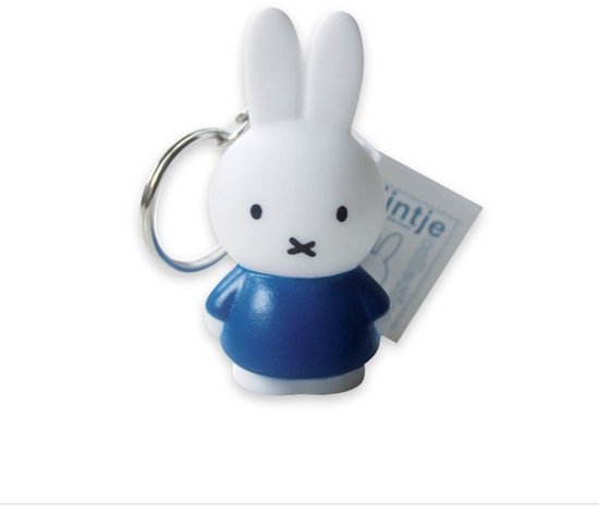 Nijntje 3D Sleutelhanger Blauw 6cm, Nijntje sleutelhanger, Miffy ...