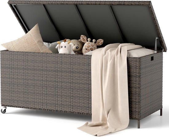 Imperatoris - Opbergbox met Wielen en Gasdrukveren - Tuinkussenbox ...