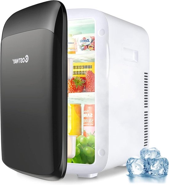 2-in-1 Mini Fridge 15 Litres Small Refrigerator with Cooling and ...