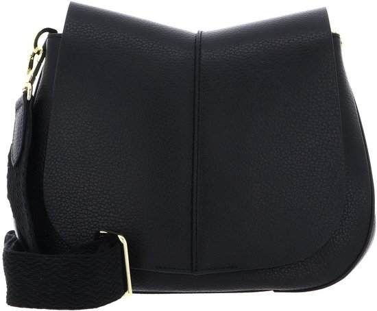 GIANNI CHIARINI Leren schoudertas Helena Round Crossbody Bag Nero zwart | bol