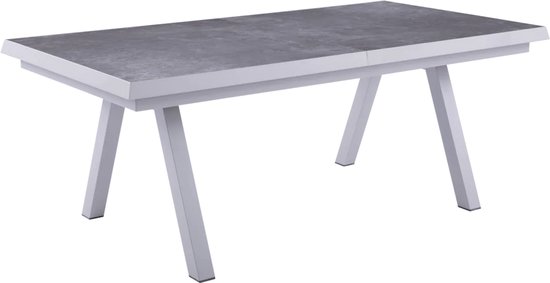 Tuintafel Lessina Uitschuifbaar 200-260 x 100 cm - Beige | bol