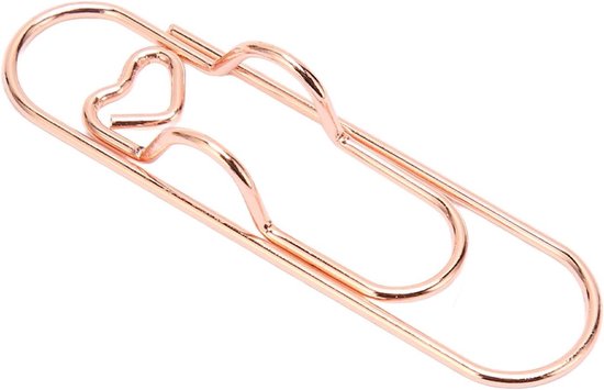 20 stuks Rose Gold Pen Clips en Houders - Metalen Bladwijzer en ...