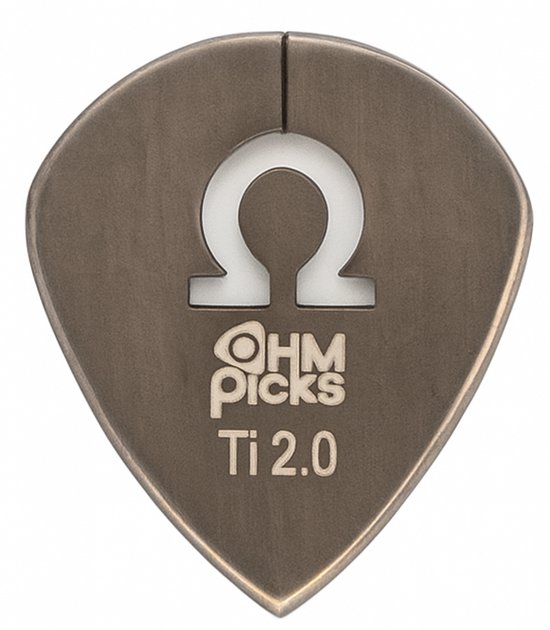 Ohm - Titanium - plectrum - Jazz - 2.00 mm | bol