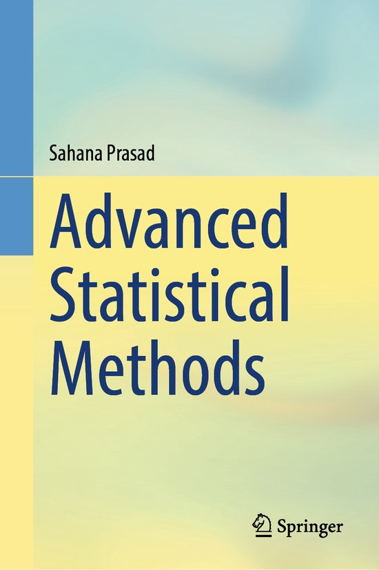 Advanced Statistical Methods | 9789819972562 | Sahana Prasad | Boeken | bol