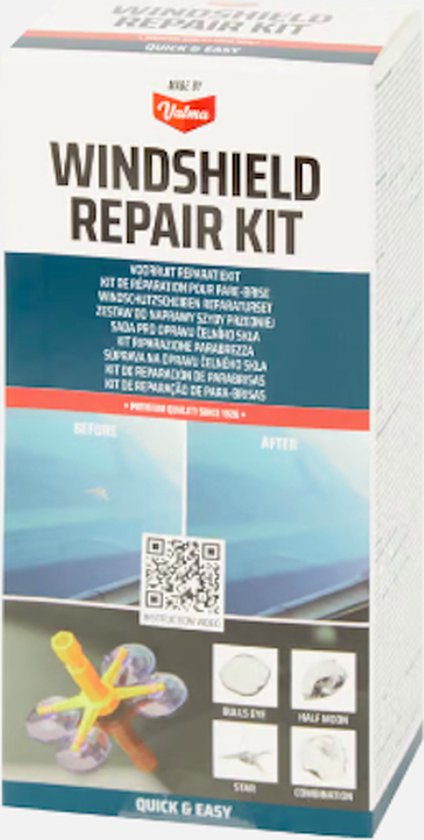 Valma Autoruit Reparatiekit Nood-Reparatie | bol