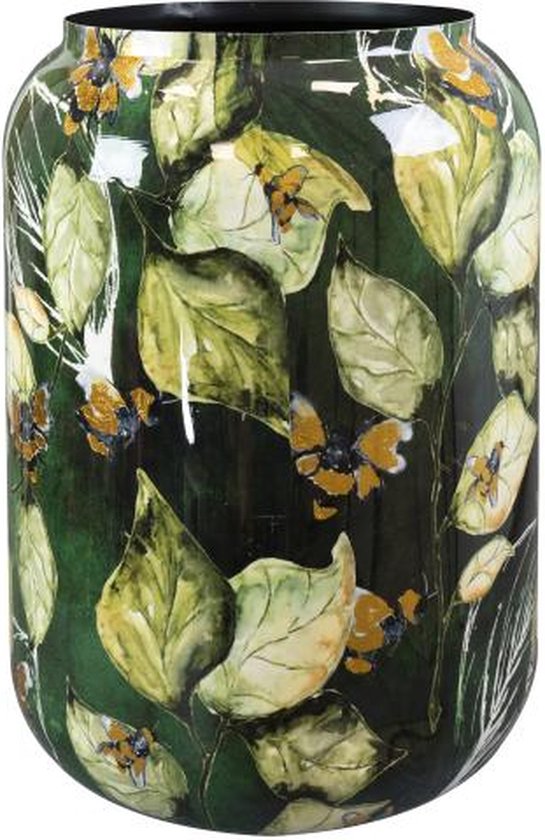 TS Collection - Bloempot hoog Bee green - 46x62 - Metaal & Epoxy ...